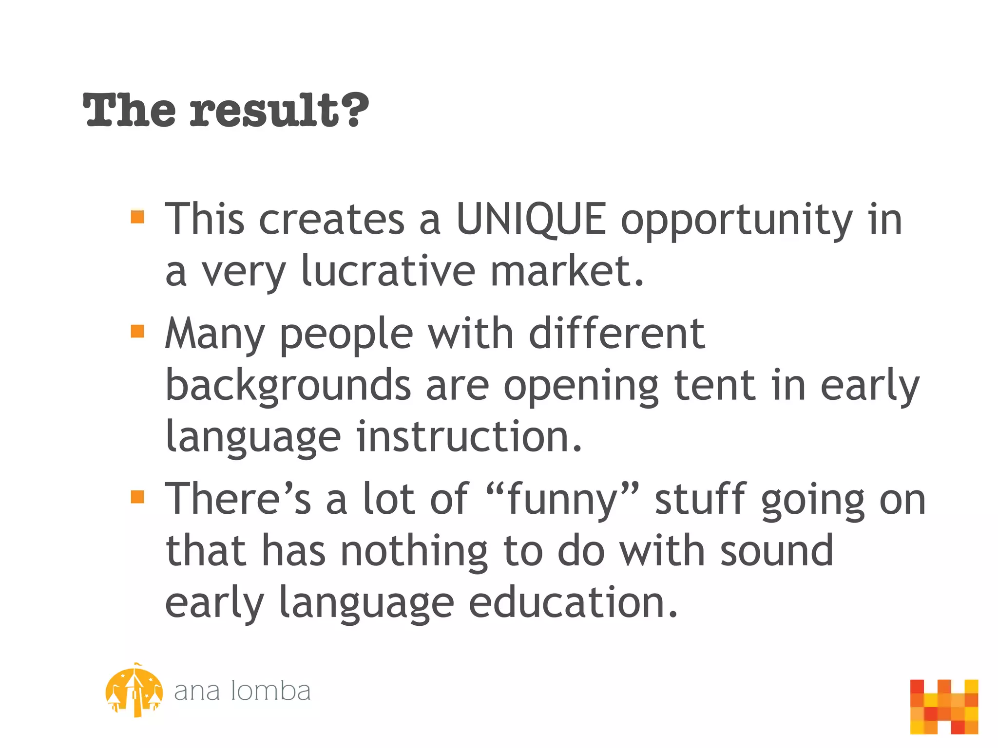 How to teach languages to toddlers and preschoolers | PPT