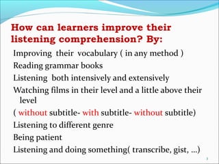 How to teach listening | PPT
