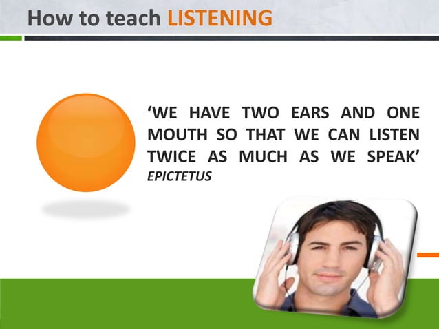How to teach listening | PPTX
