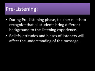 How to teach listening2 | PPTX