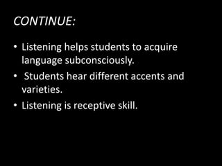 How to teach listening2 | PPT