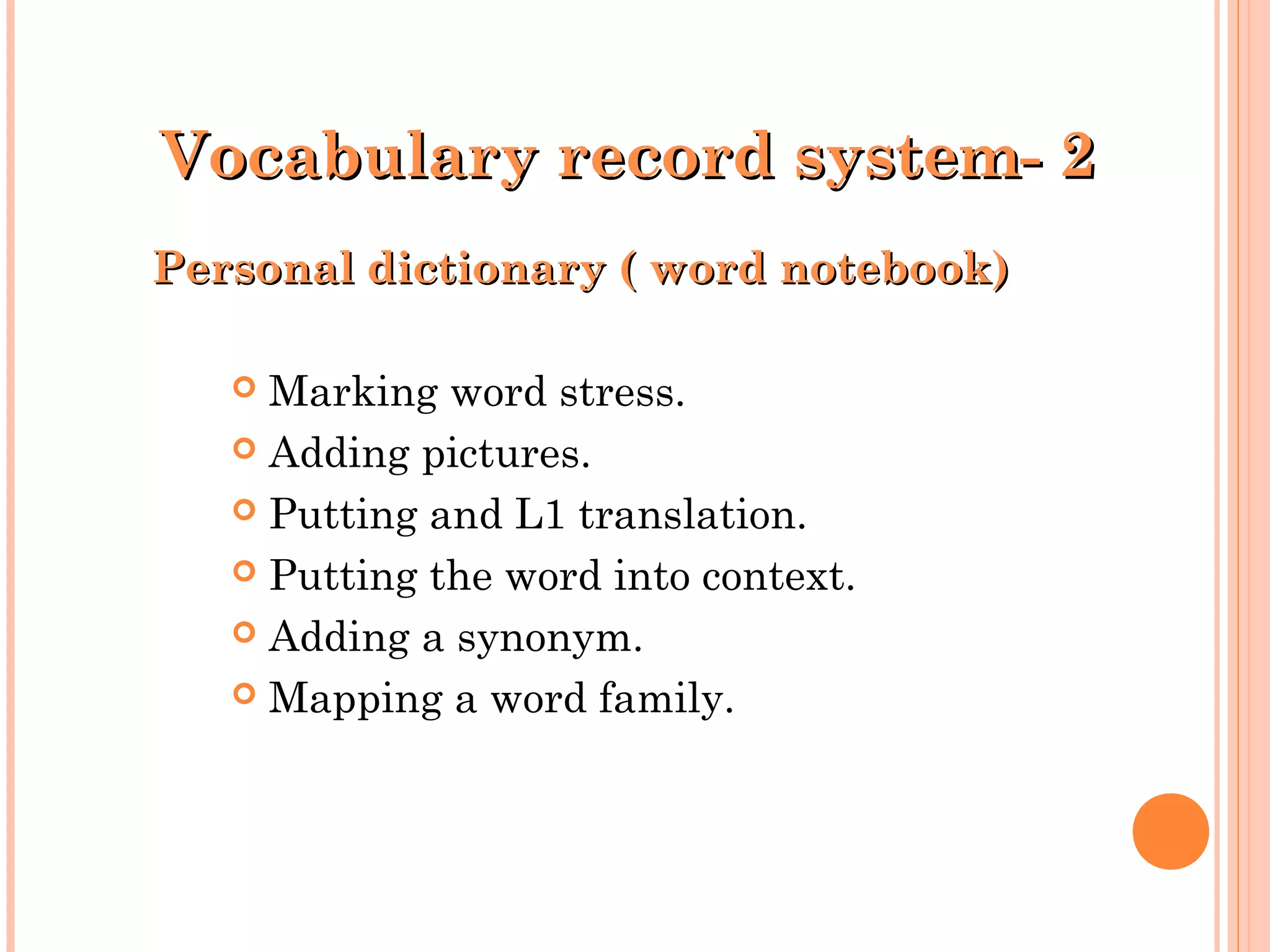 How to teach listening & vocabulary | PPT