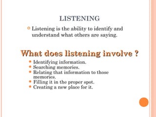 How to teach listening & vocabulary | PPT