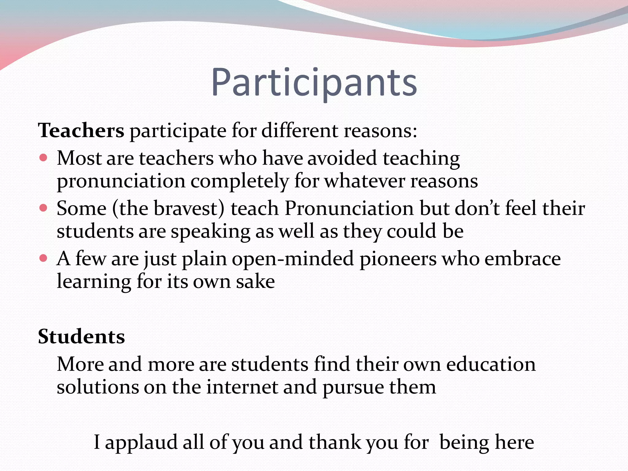 How to Teach Pronunciation: Getting Started | PDF