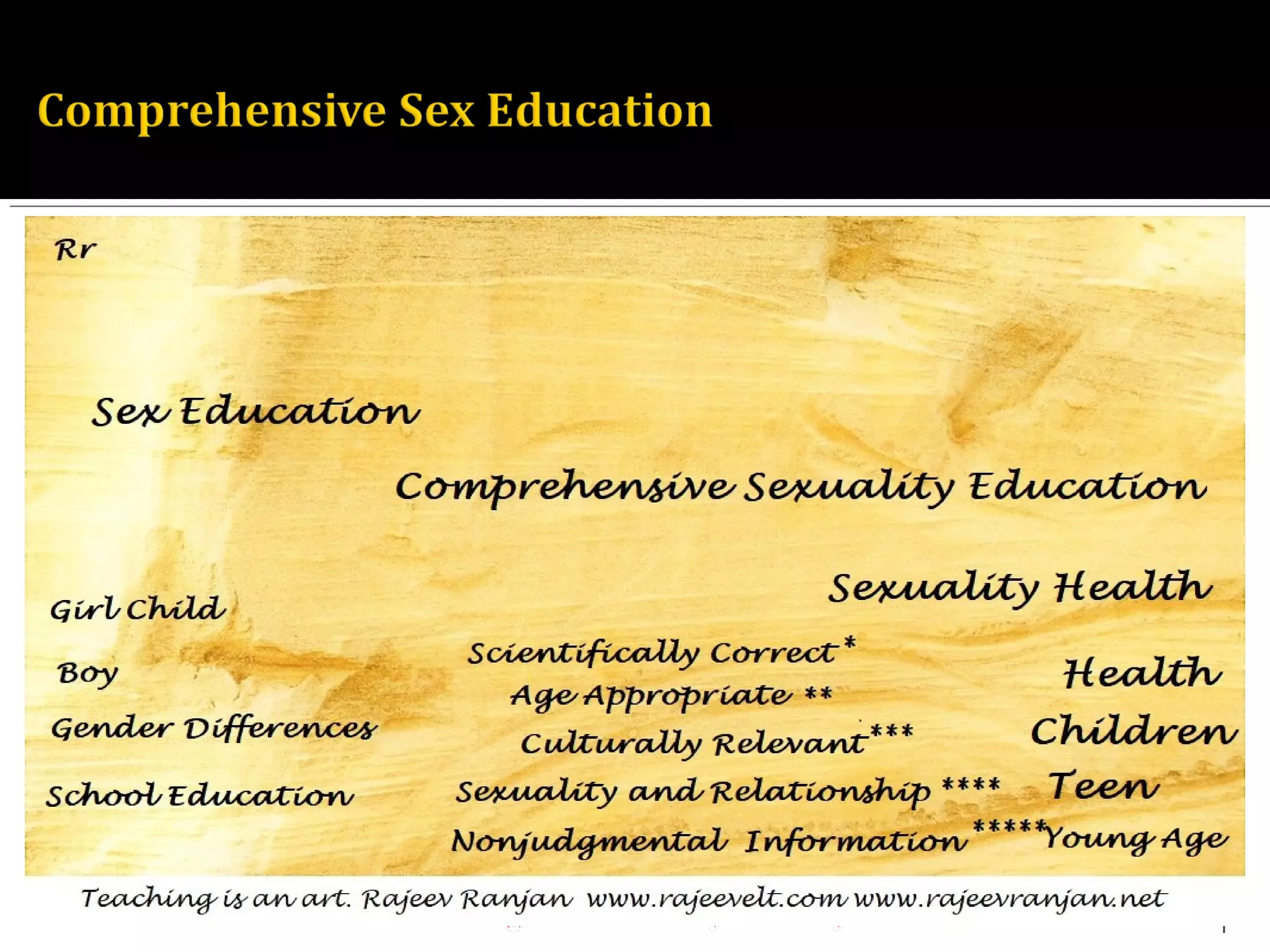 How to teach sex education in school | PPT