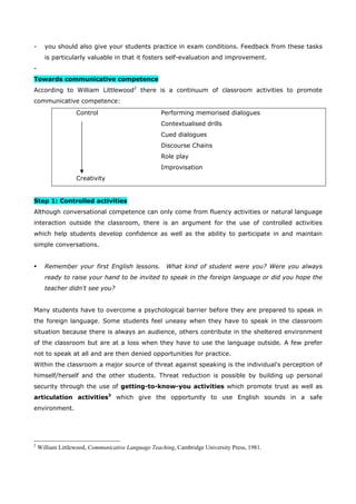 How to teach speaking | PDF