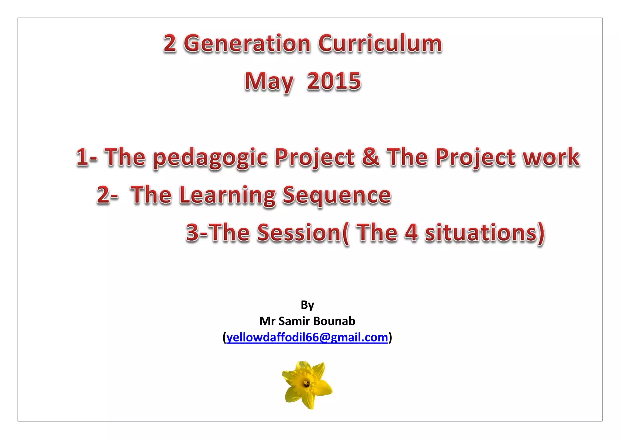 How to teach the 2 generation curriculum | PDF | Educational Assessment ...