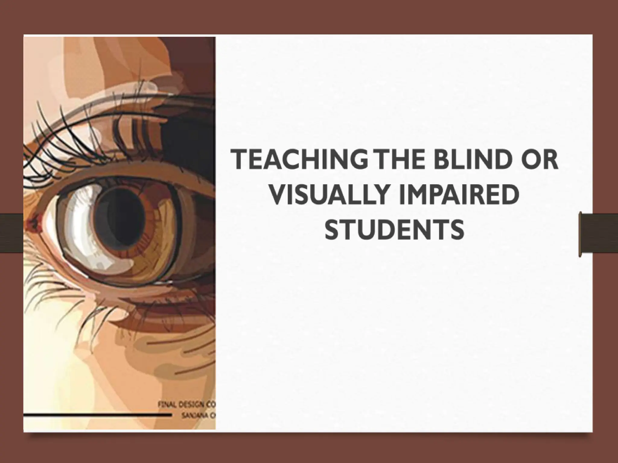 How to teach the blinds.pptx