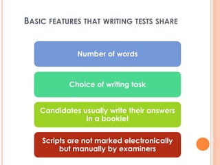 How to teach writing for exams | PPTX