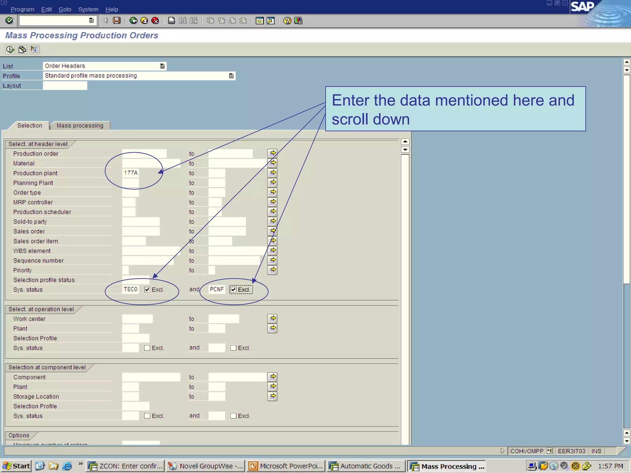 How to teco the production orders - Murali Krishna Nookella | PPT