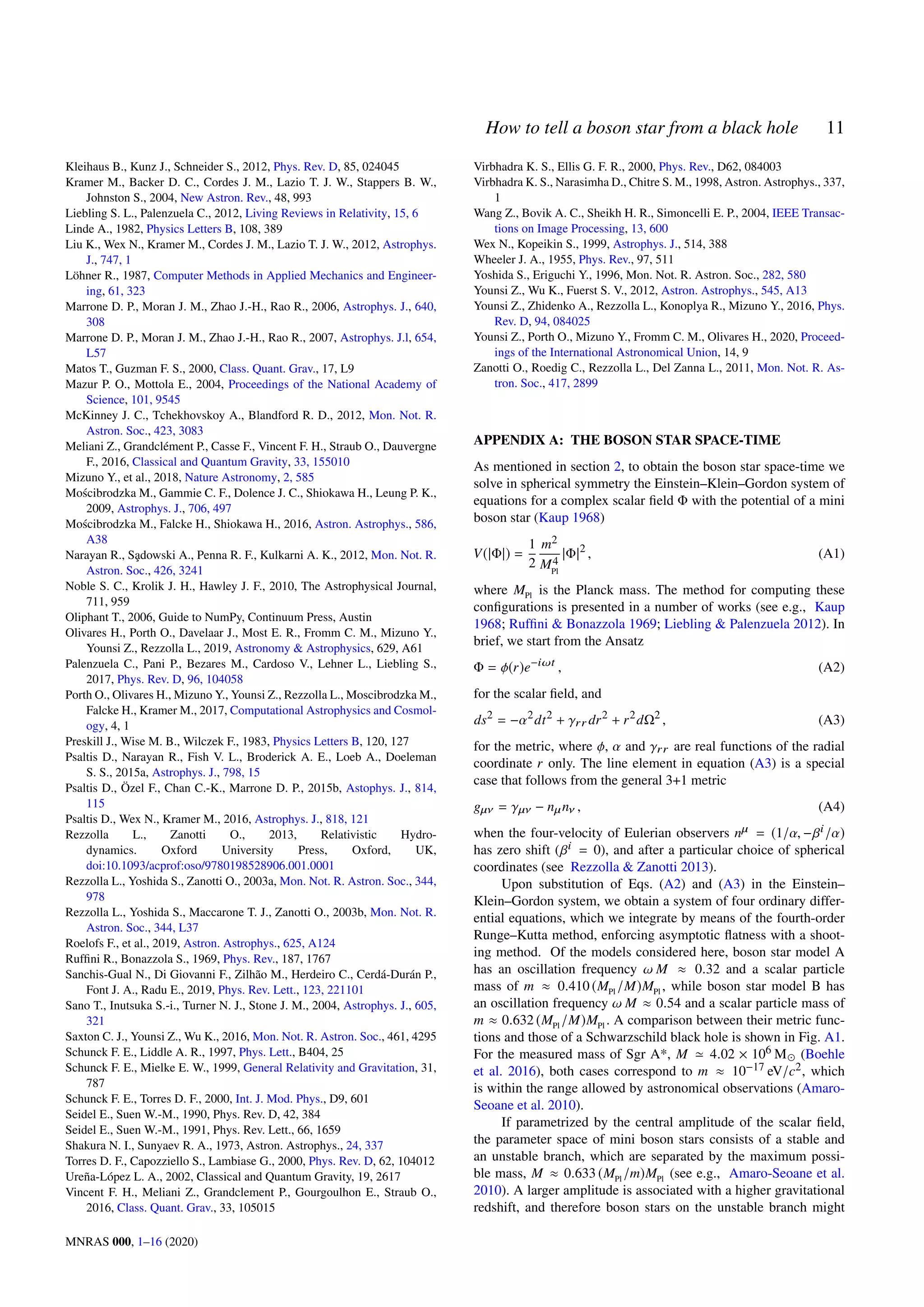 How to tell an accreting boson star from a black hole h. olivares et al ...