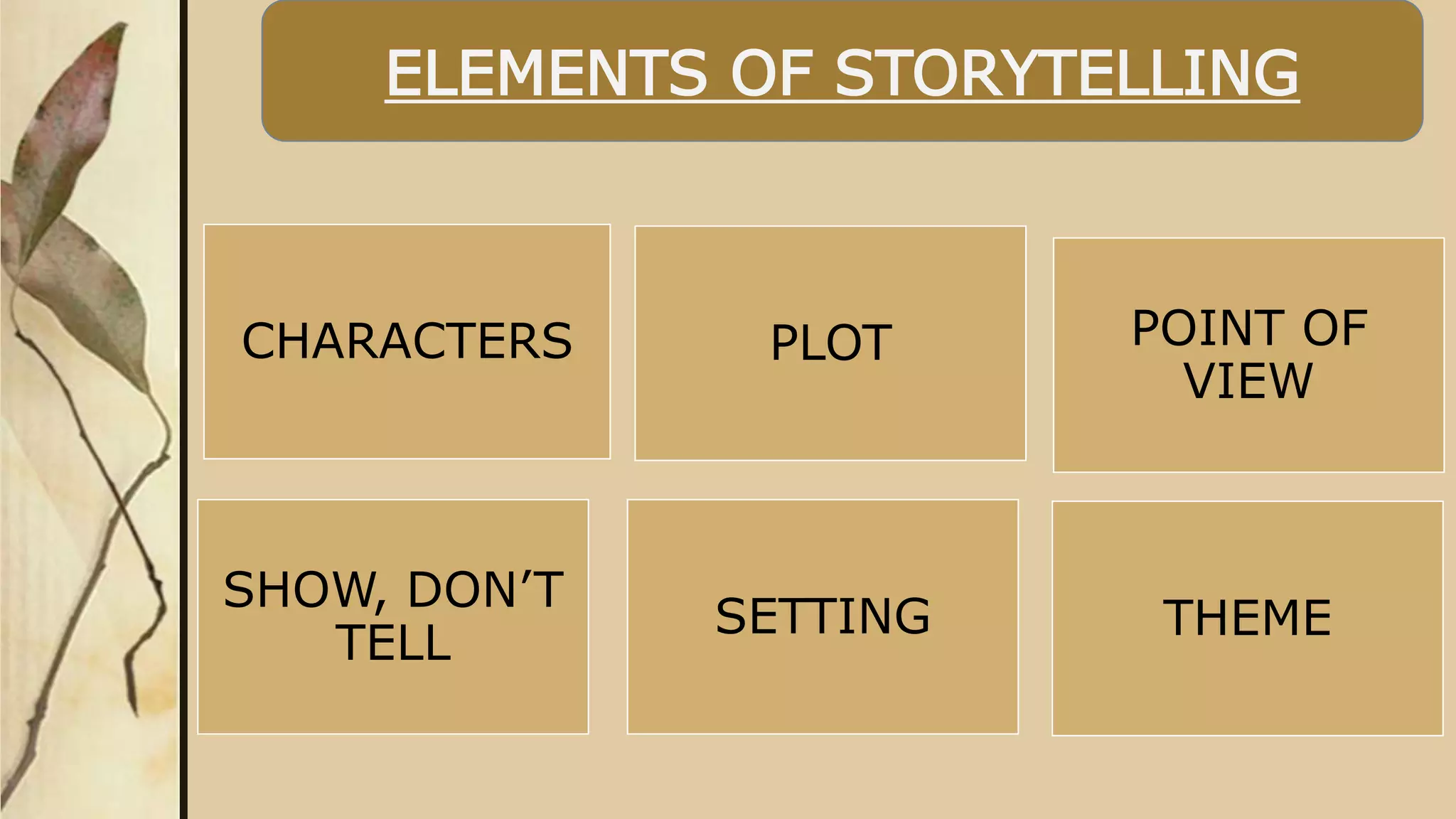 How to tell a story | PPTX