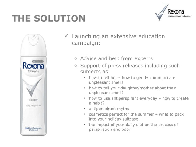 How to tell her rexona | PPS
