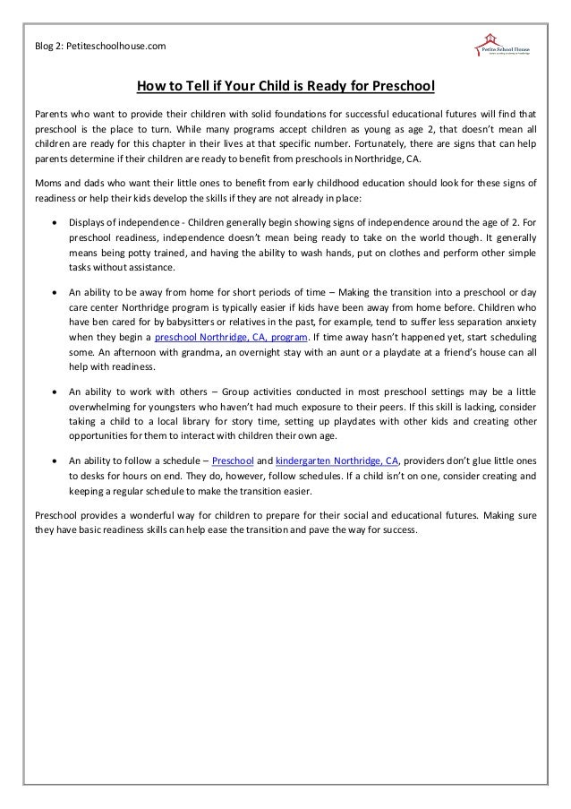 How To Tell If Your Child Is Ready For Preschool How To Tell If Your Child Is Ready For Preschool