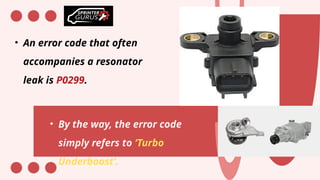 How to Tell if Your Mercedes Sprinter Has a Turbo Resonator Leak | PPTX