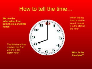 How to tell the time pp | PPT