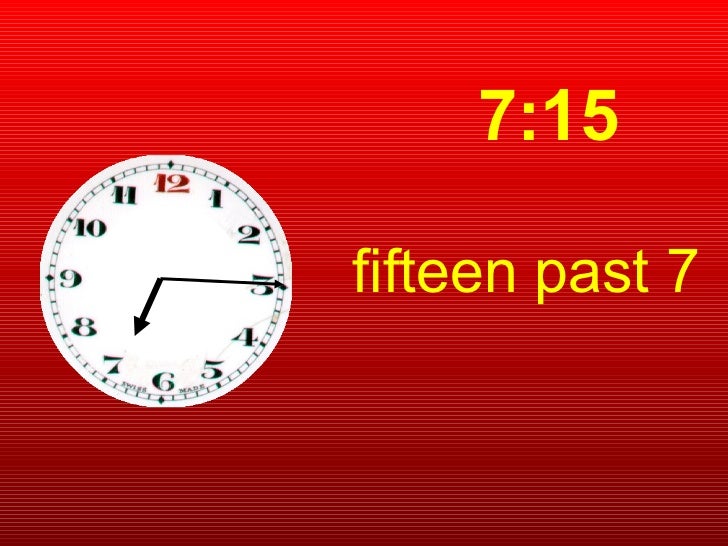 How to tell the Time