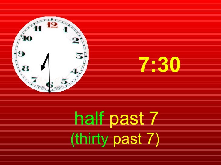 How to tell the Time