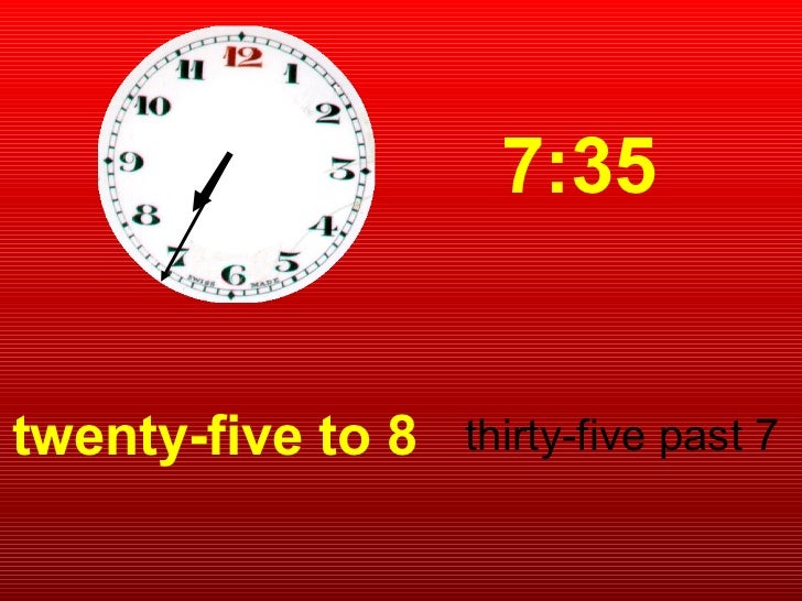 How to tell the Time