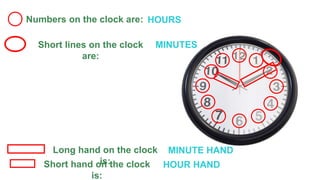 HOW TO TELL TIME (Analog Clock with Exercises).pptx