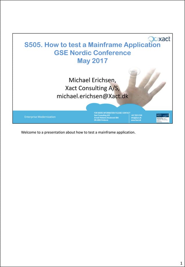 How to test a Mainframe Application | PDF | Standardized Testing ...