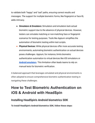 How to Test Biometric Authentication on Mobile Apps.pdf | Computer ...
