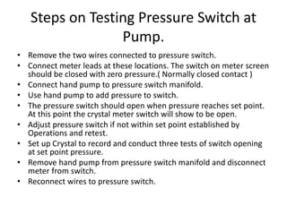 How to test calibration of pressure transmitters and | PPTX