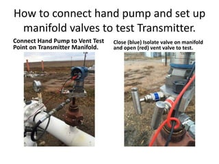 How to test calibration of pressure transmitters and | PPTX