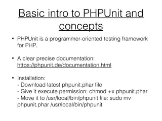 How to test models using php unit testing framework? | PPT