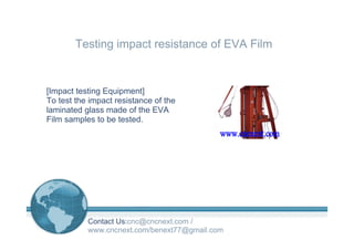 Howto test properties of glass laminating eva interlayer film | PDF