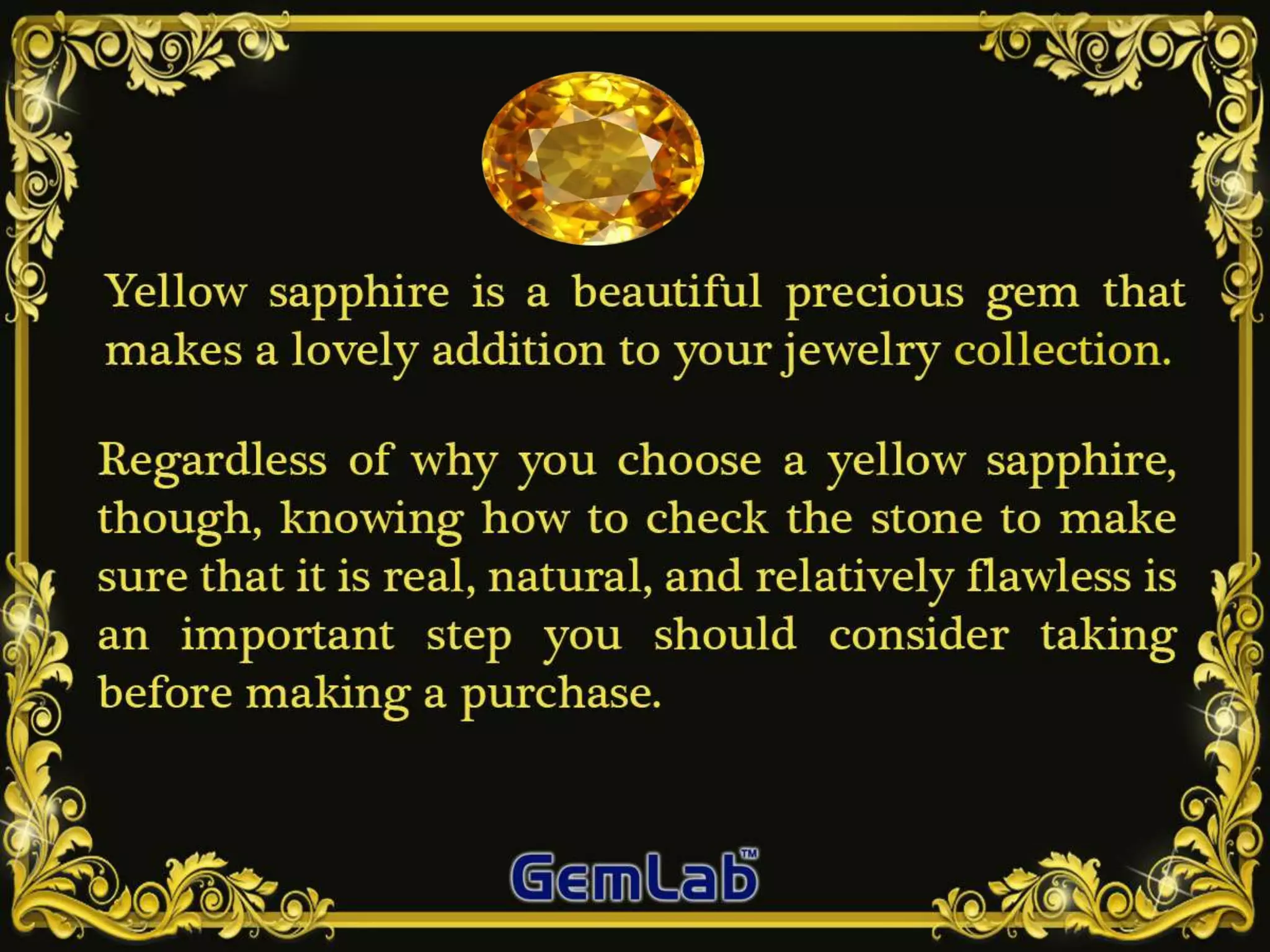 How To Test Yellow Sapphire Gemstone? | PPTX