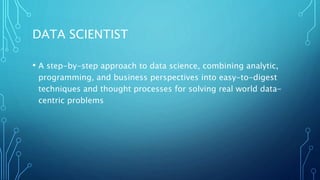 How to think like a data scientist sandeep | PPTX