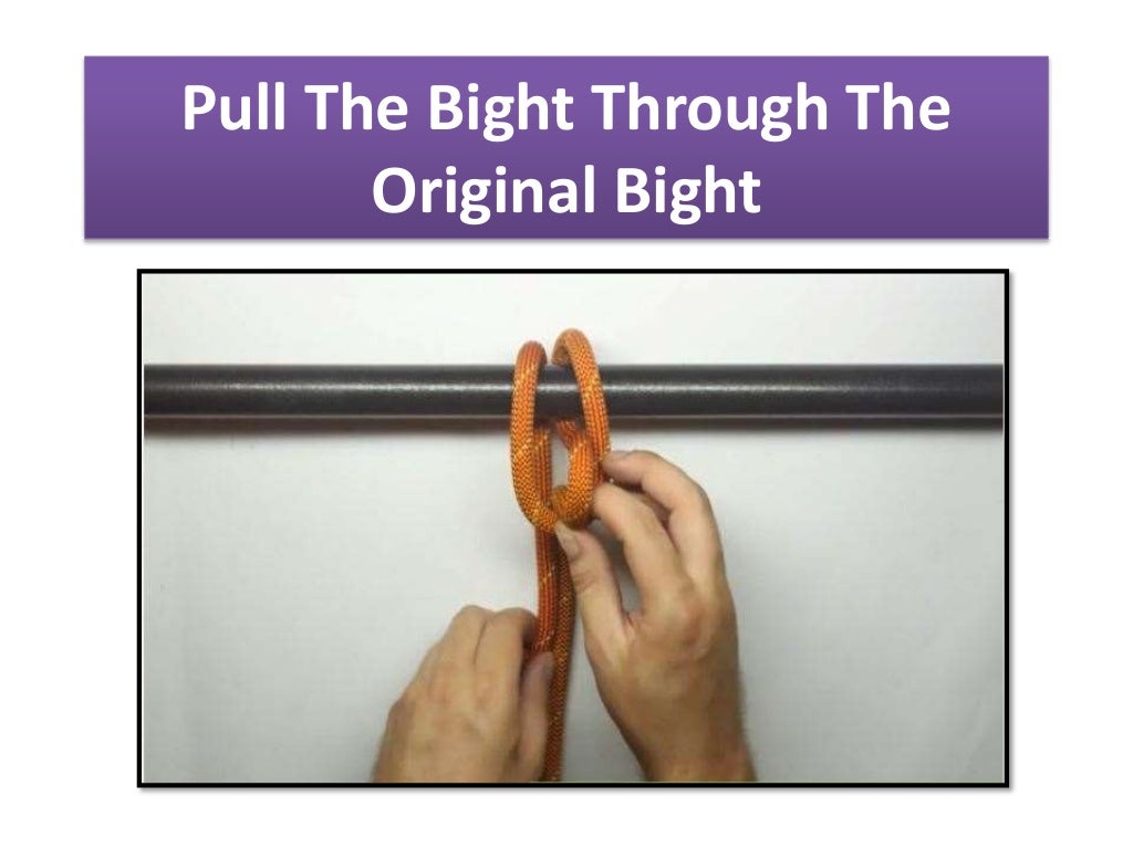 How to tie a quick release knot