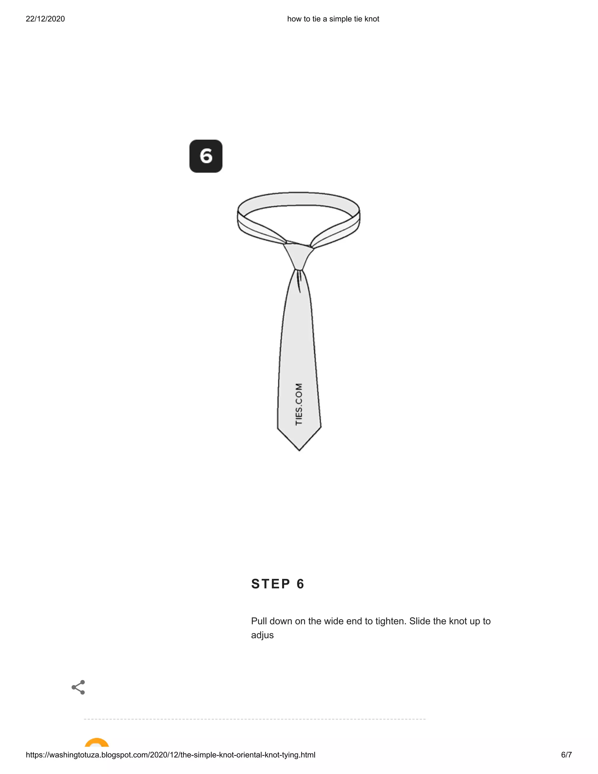 How to tie a simple tie knot | PDF | Free Download