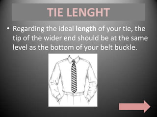How To Tie A Tie | PPTX