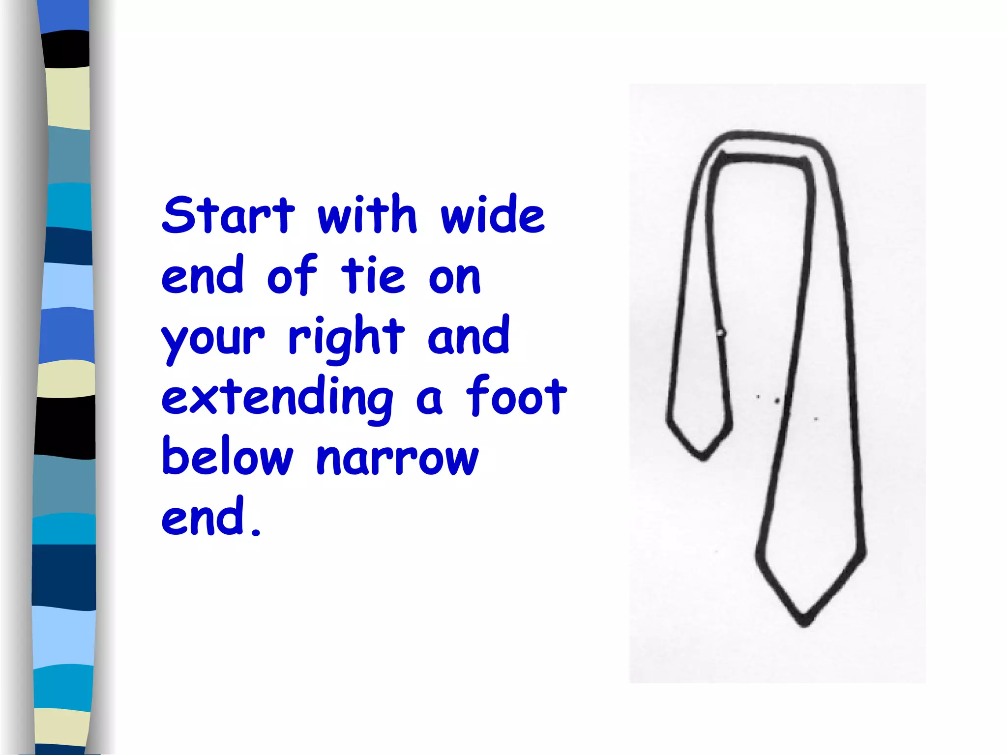 How to tie a tie | PPT