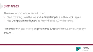 How to timestamp accurately with precisely | PPTX