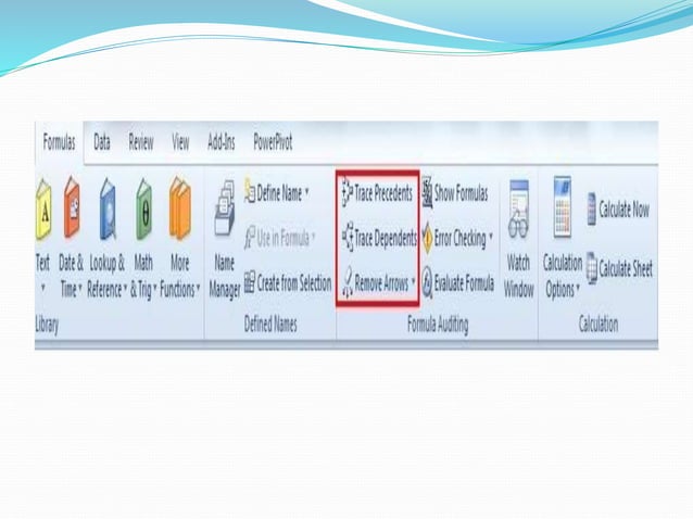 HOW TO TRACE PRECEDENTS AND DEPENDENTS IN EXCEL.pptx