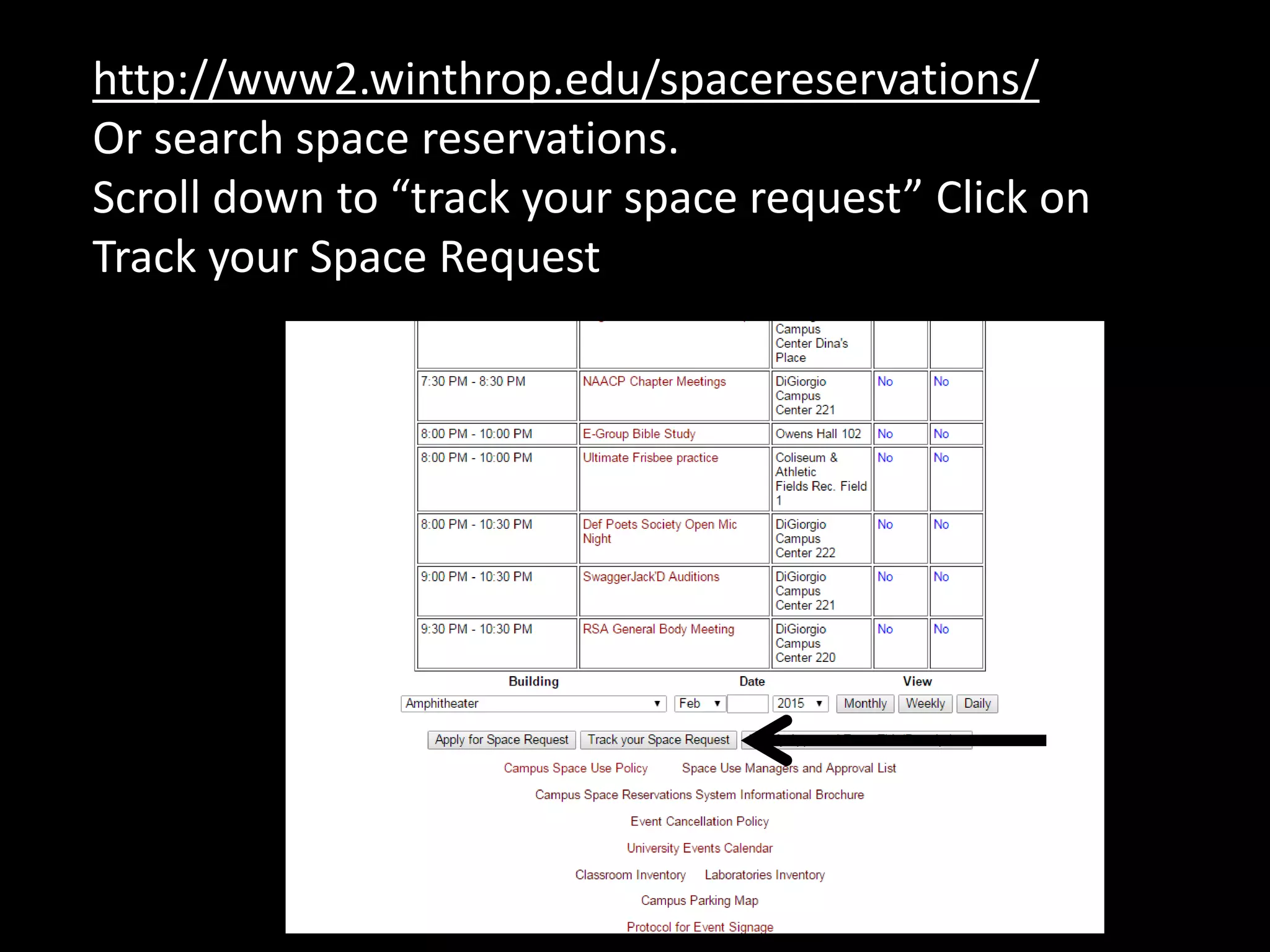 How to track your space request | PPTX