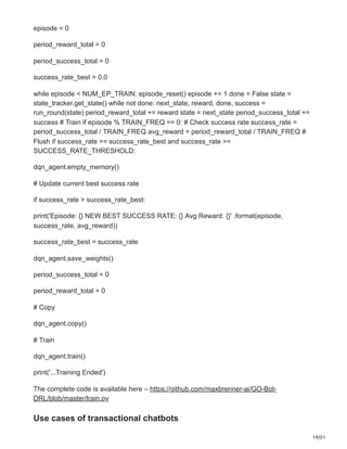 How to train a transactional chatbot using reinforcement learning.pdf