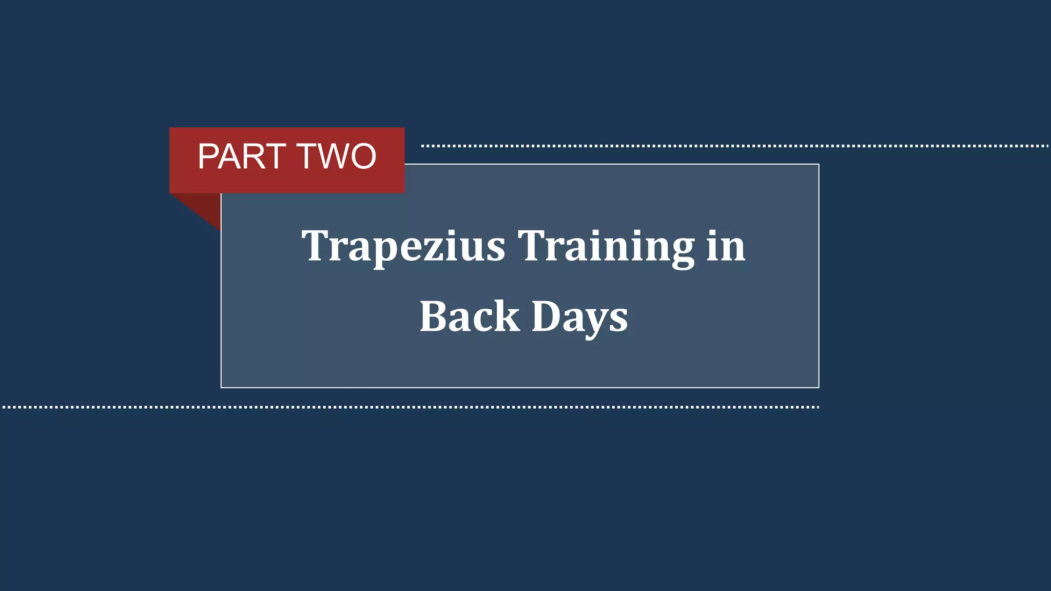 How to Train The Trapezius Muscle | PPTX
