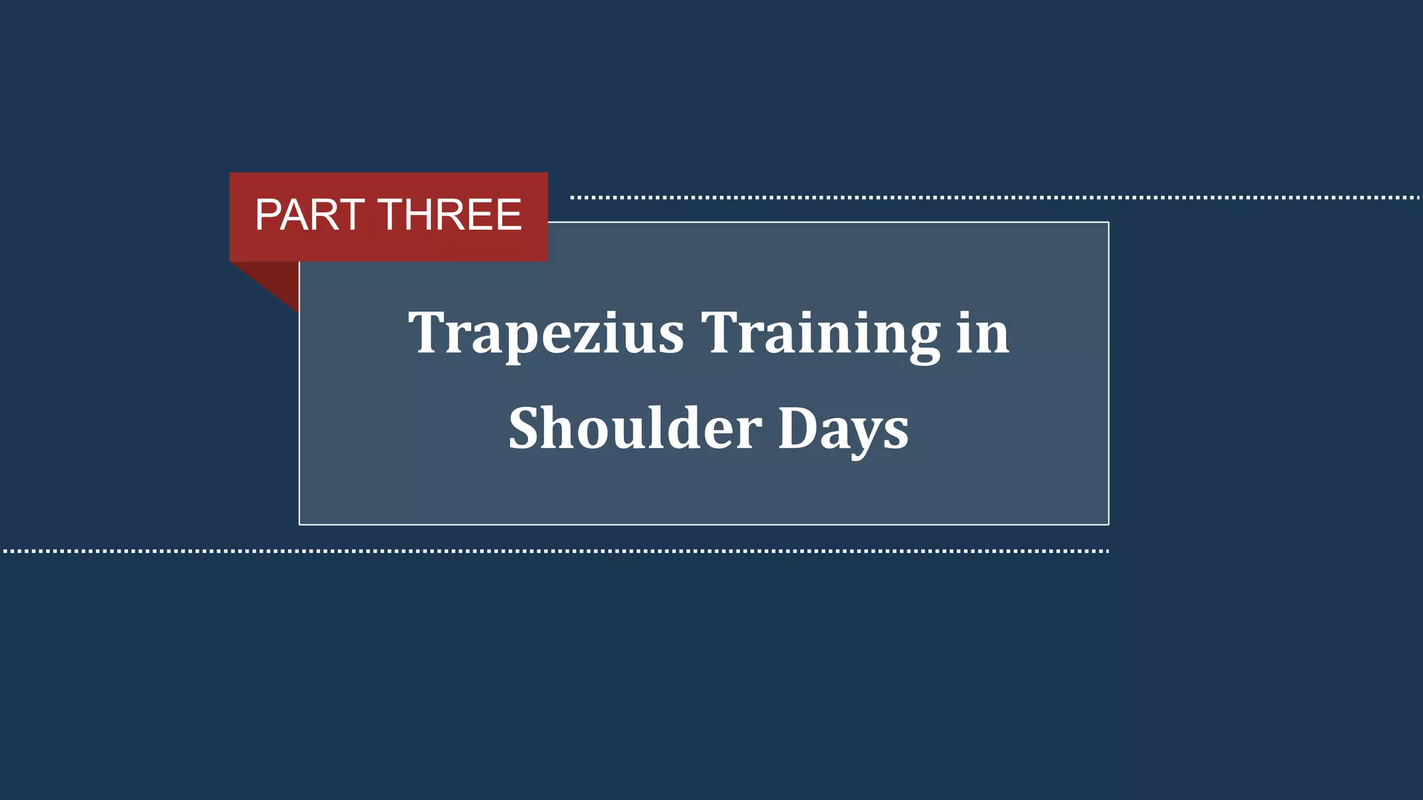 How to Train The Trapezius Muscle | PPTX