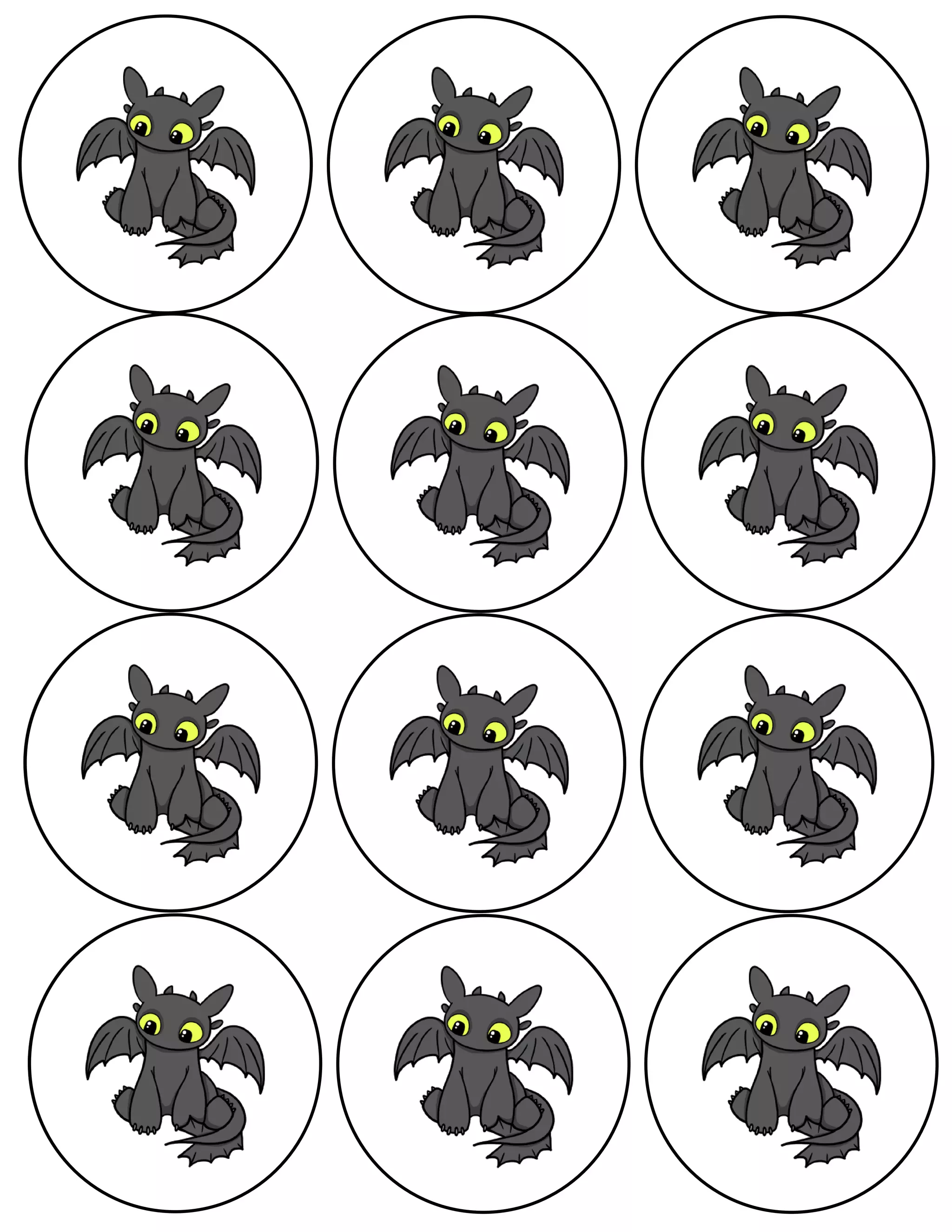 How to Train Your Dragon - 2.25" Buttons | PDF