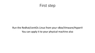 How to transfer core mode into gui in RedHat/centOs | PPTX | Operating Systems | Computer ...