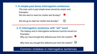 How to transform positive sentence into interrogative sentence | PPTX