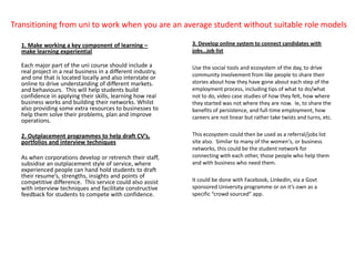 How to transition from uni to work when | PPTX