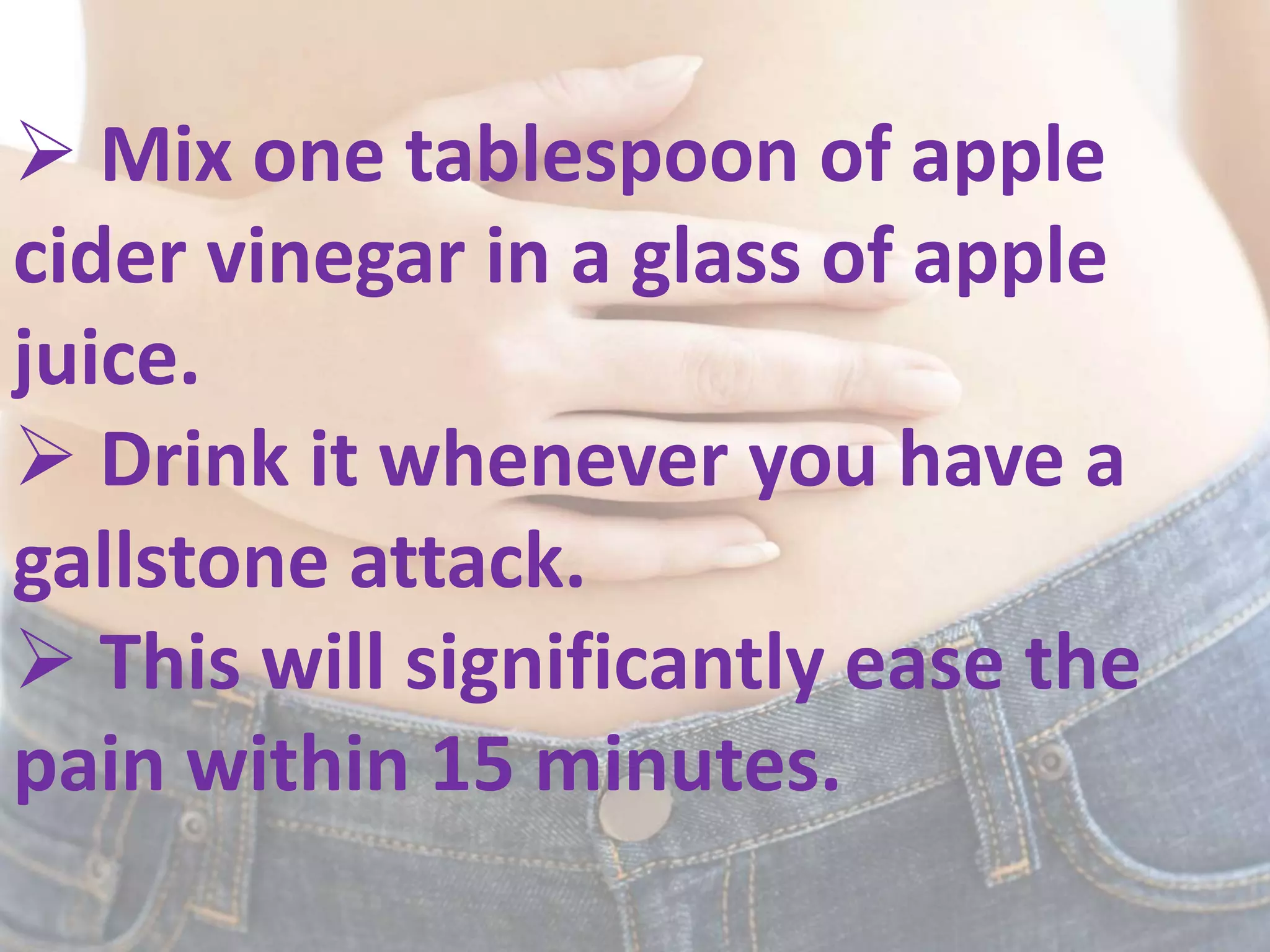 How to treat gallbladder stones with natural remedies | PPTX