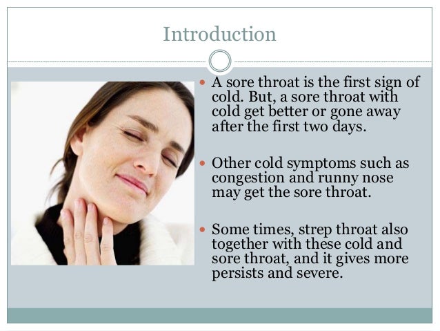 How To Treat Sore Throat With Cold?