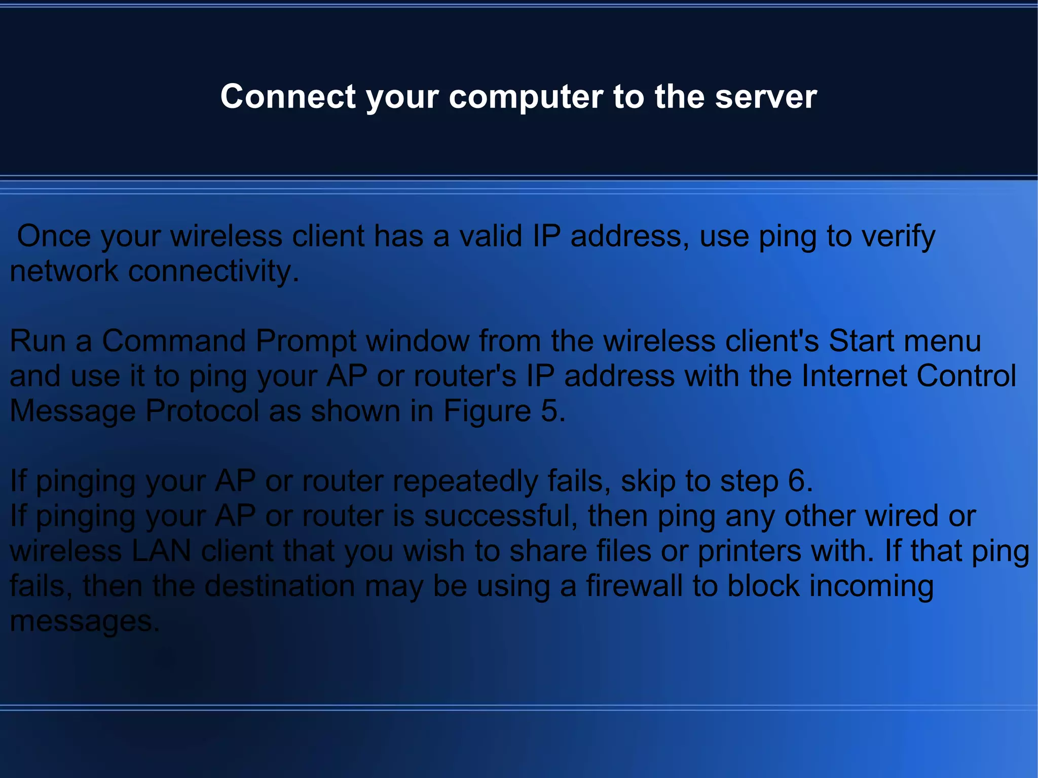 How to troubleshoot wireless connection problems | PPT How to troubleshoot wireless connection problems | PPT