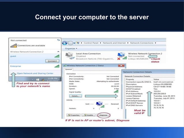 How to troubleshoot wireless connection problems | PPT